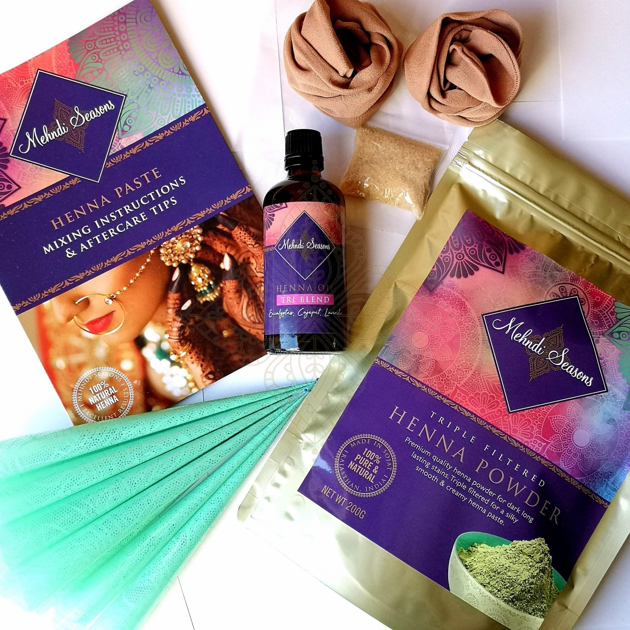 Henna Mixing Kit - Large 200g | Mehndi Seasons