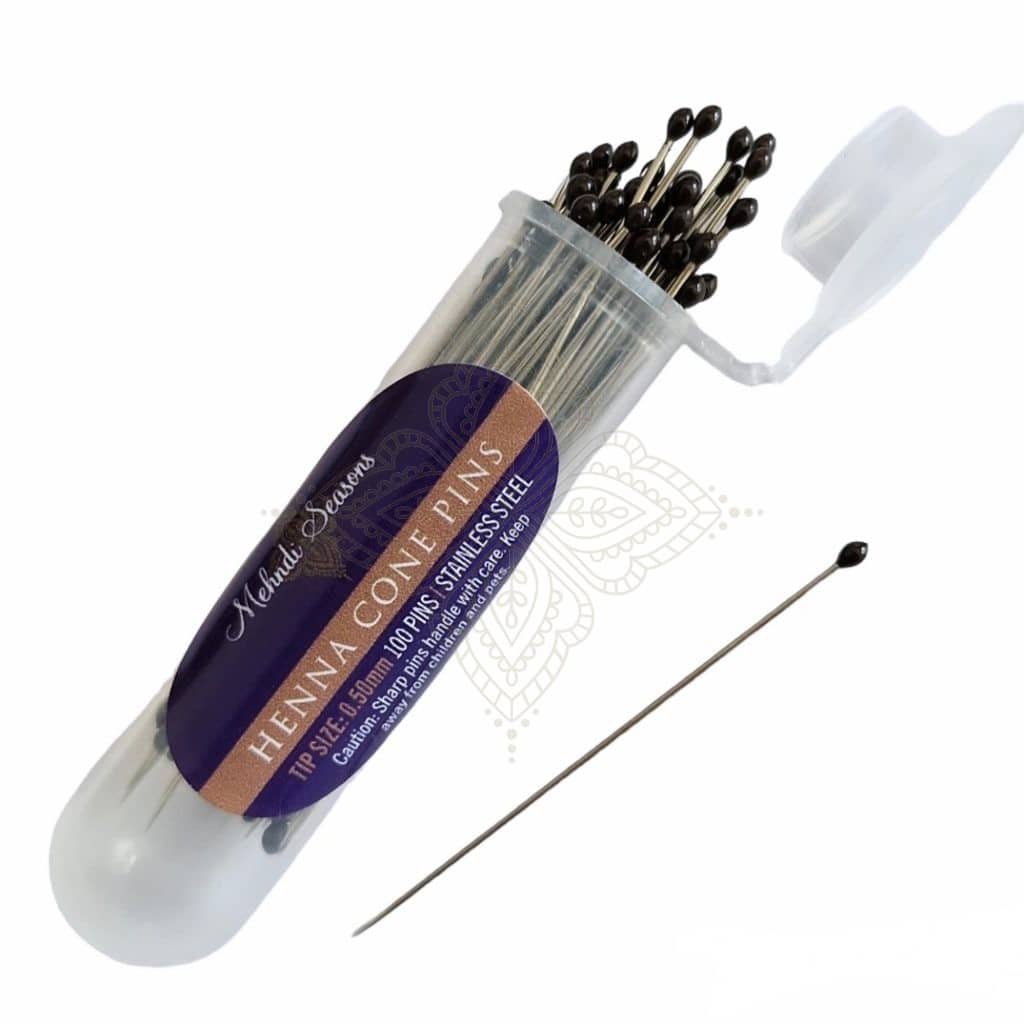 Henna Cone Pins (100 per pack) | Mehndi Seasons